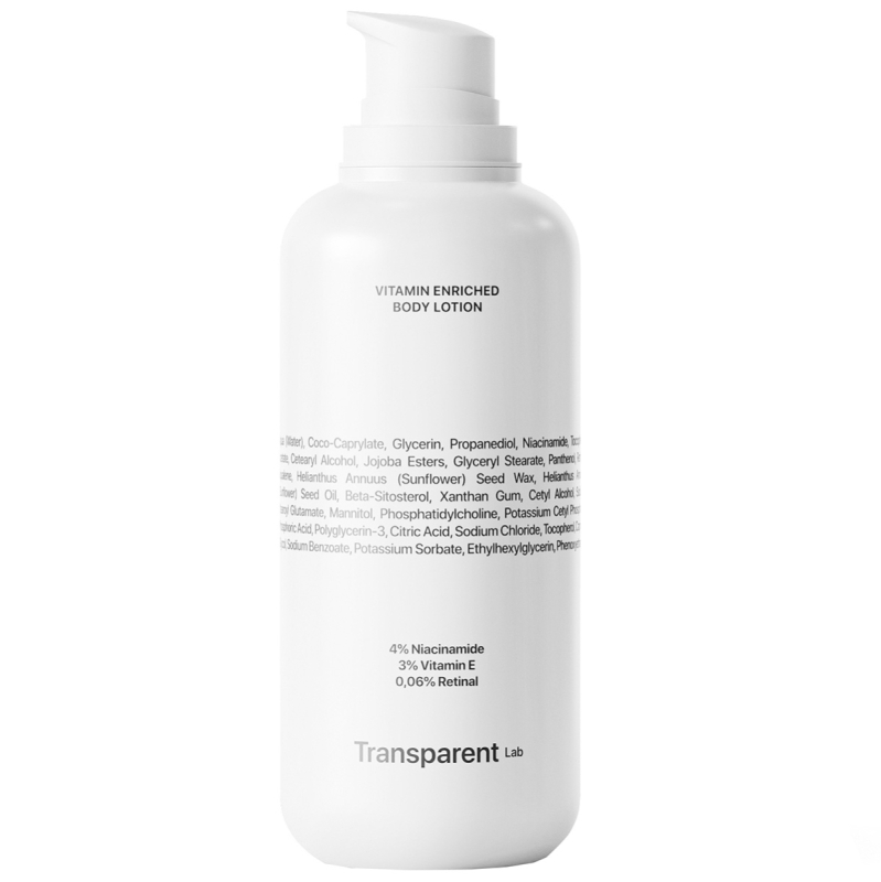 Transparent Lab Vitamin Enriched Body Lotion (400 ml) | Hemlevera