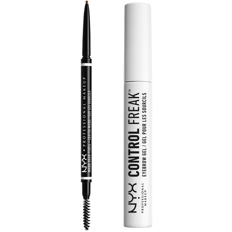 NYX Professional Make Up Micro Brow Pencil Ash Brown + Control F