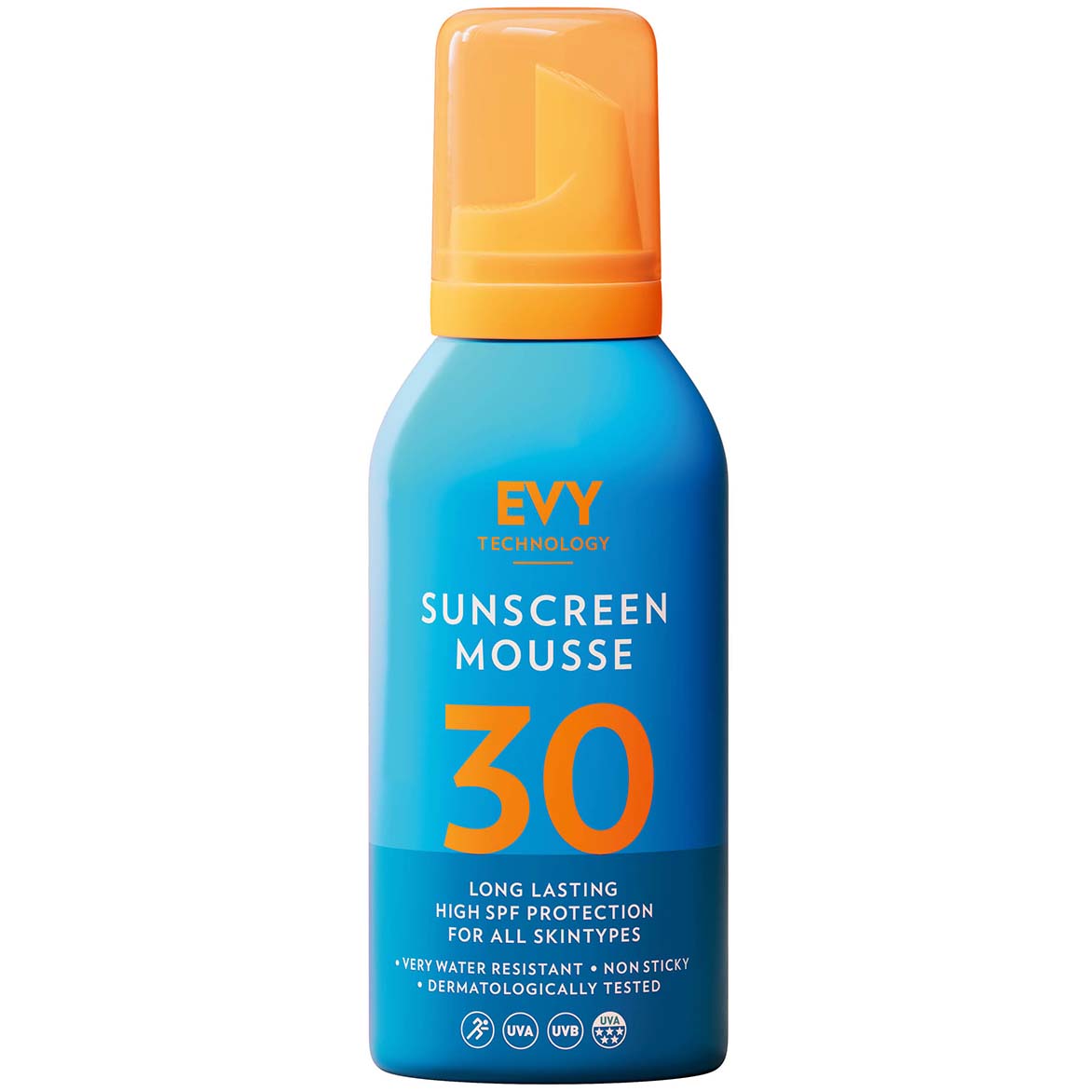 EVY Sunscreen Mousse SPF 30 (150ml) | Hemleverans inom 1-2 dagar