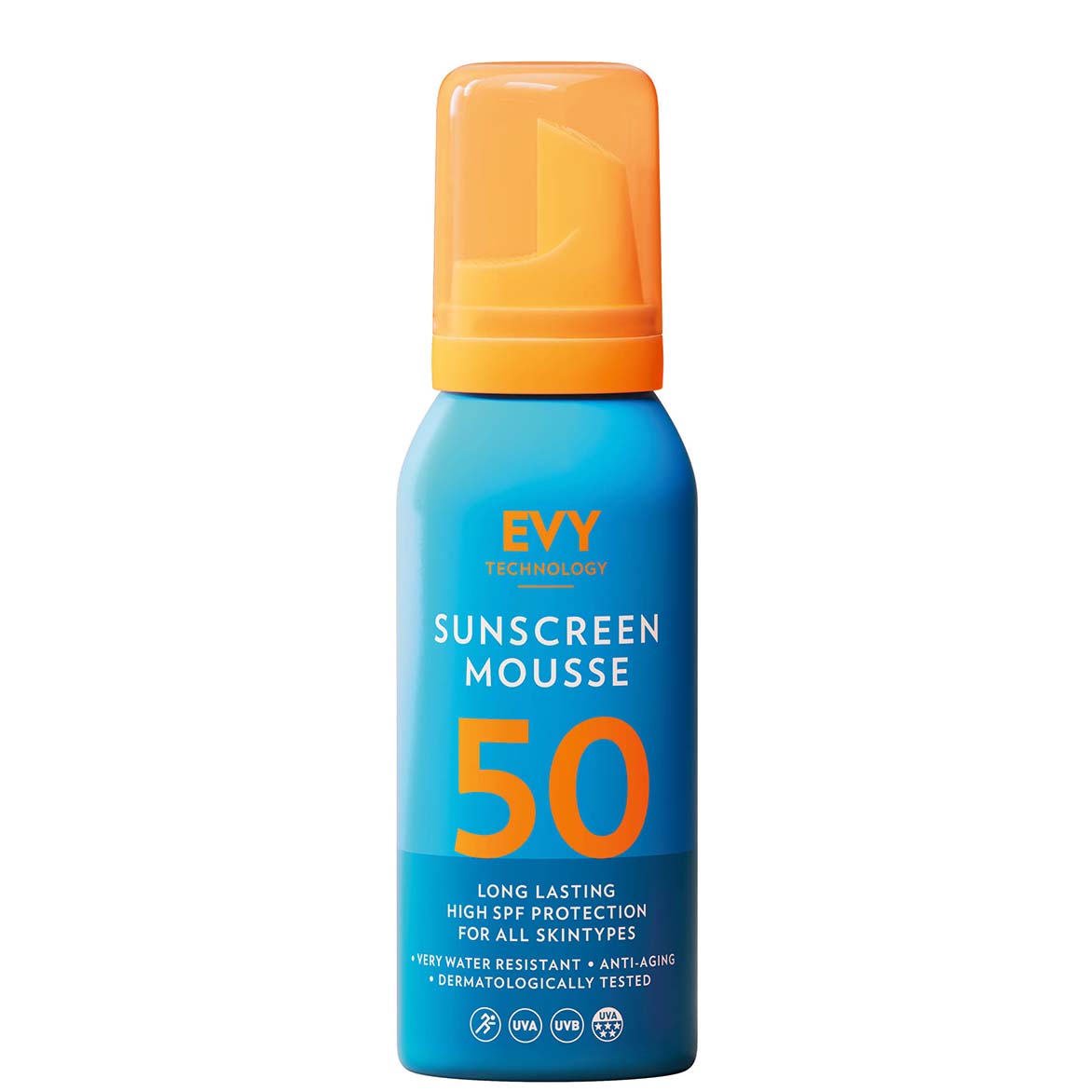 Evy Sunscreen Mousse SPF 50 (100ml) | Hemleverans inom 1-2 dagar