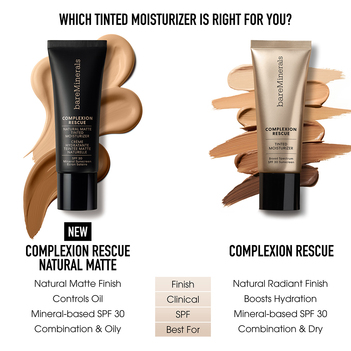 bareMinerals Complexion Rescue Tinted Hydrating Gel Cream Birch 1.5 ...