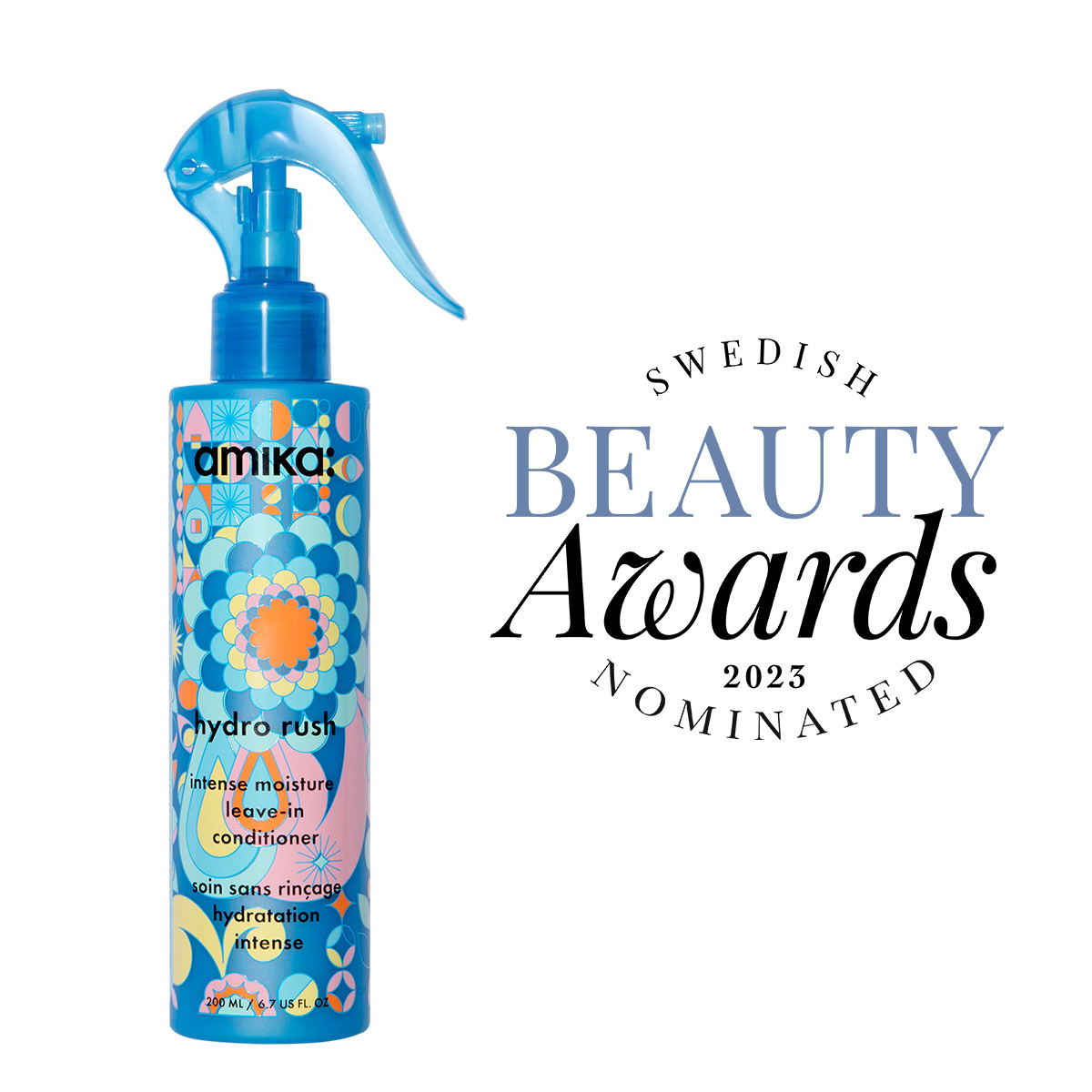 Amika Hydro Rush Intense Moisture Leave-In Conditioner (200 ml)